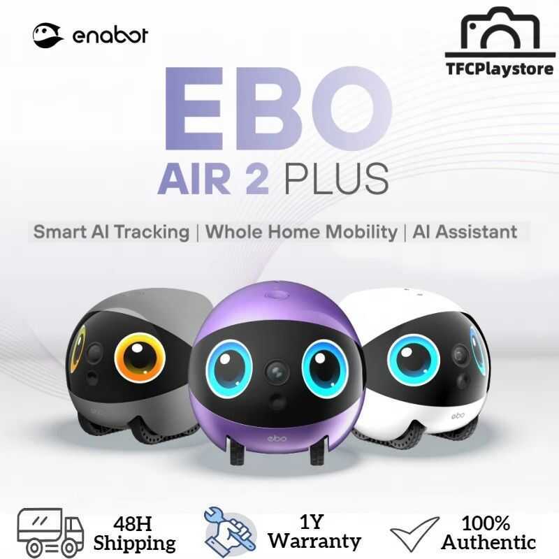 Enabot EBO Air 2 Plus Home Companion Smart Robot 3K Ultra HD Camera ...