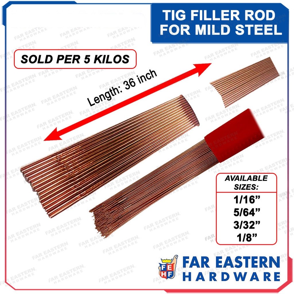 Tig Filler Rod for Mild Steel Welding Rod Sold per 5 Kilos | Shopee ...