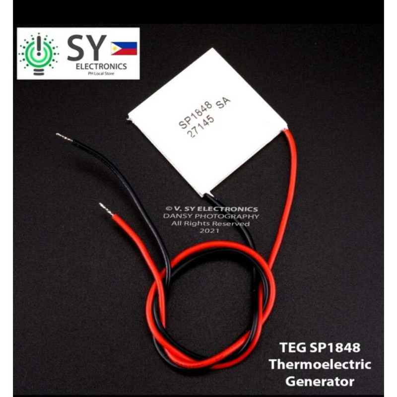 TEG Thermoelectric Power Generator Peltier Module 120° Sp1848 27145 SA ...