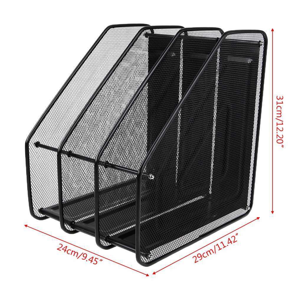 3-Tier Magazine Frame Document Tray Table File Organizer | Shopee ...