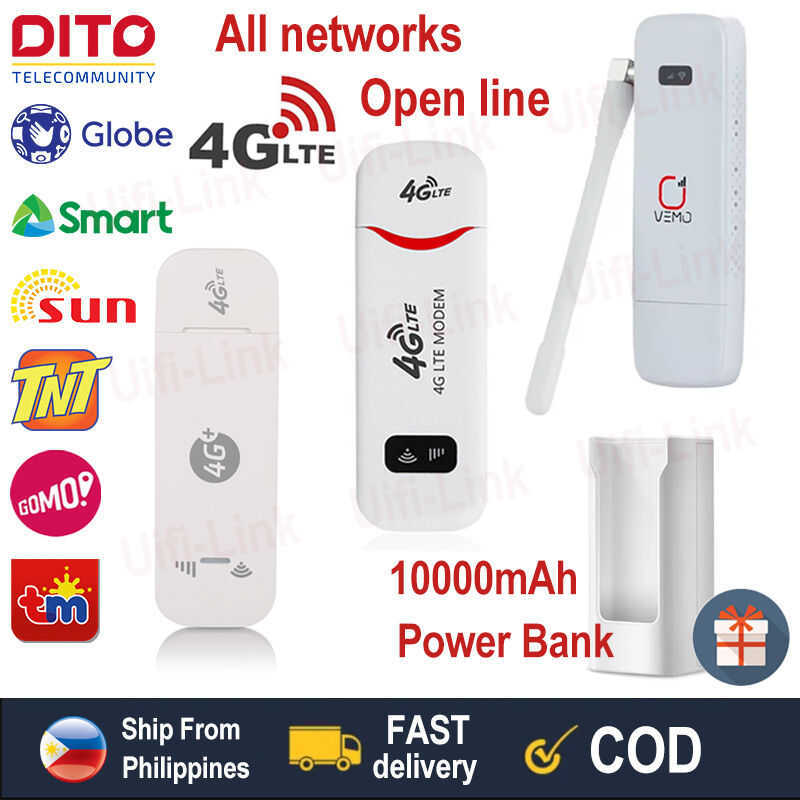 W Pocket Wifi 4G LTE Openline For All Network Vemo Portable Wifi With ...