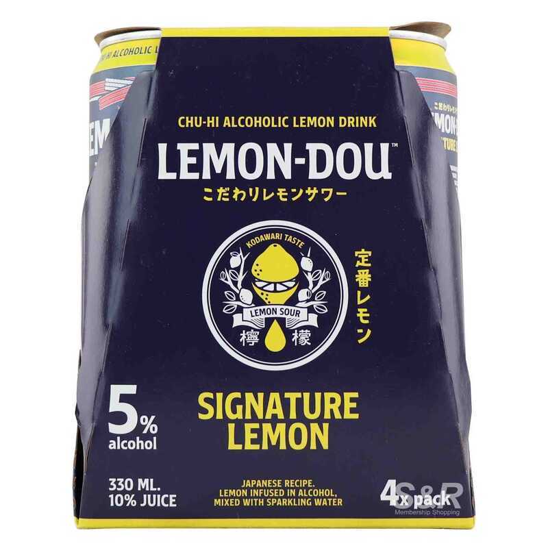 Lemon-Dou Signature Lemon Chu-Hi Alcoholic Drink (330Ml X 4Pcs) Ddd ...