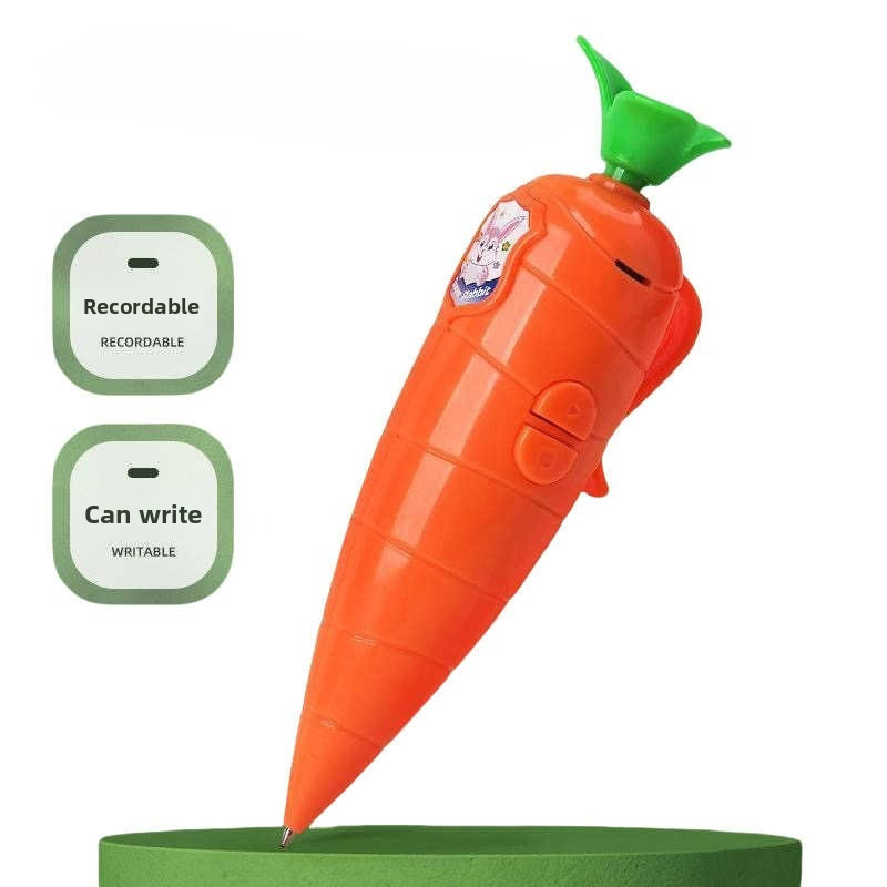Carrot Recorder Cartoon Small Recorder Cartoon Ballpoint Pen Stationery ...