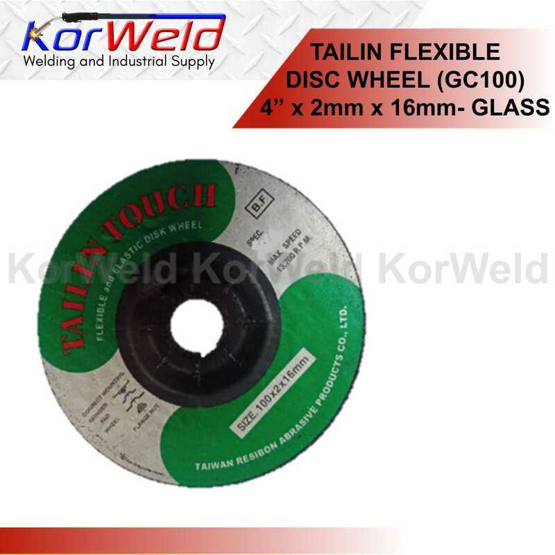 Tailin Touch Flexible Disc Wheel Glass/Masonry (4" X 2Mm 16Mm) 53D ...
