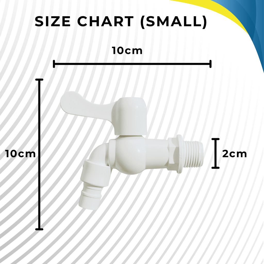 Henghuida 1/2" Plastic PVC Spigot Faucet With Hose Connector Gripo 20mm ...