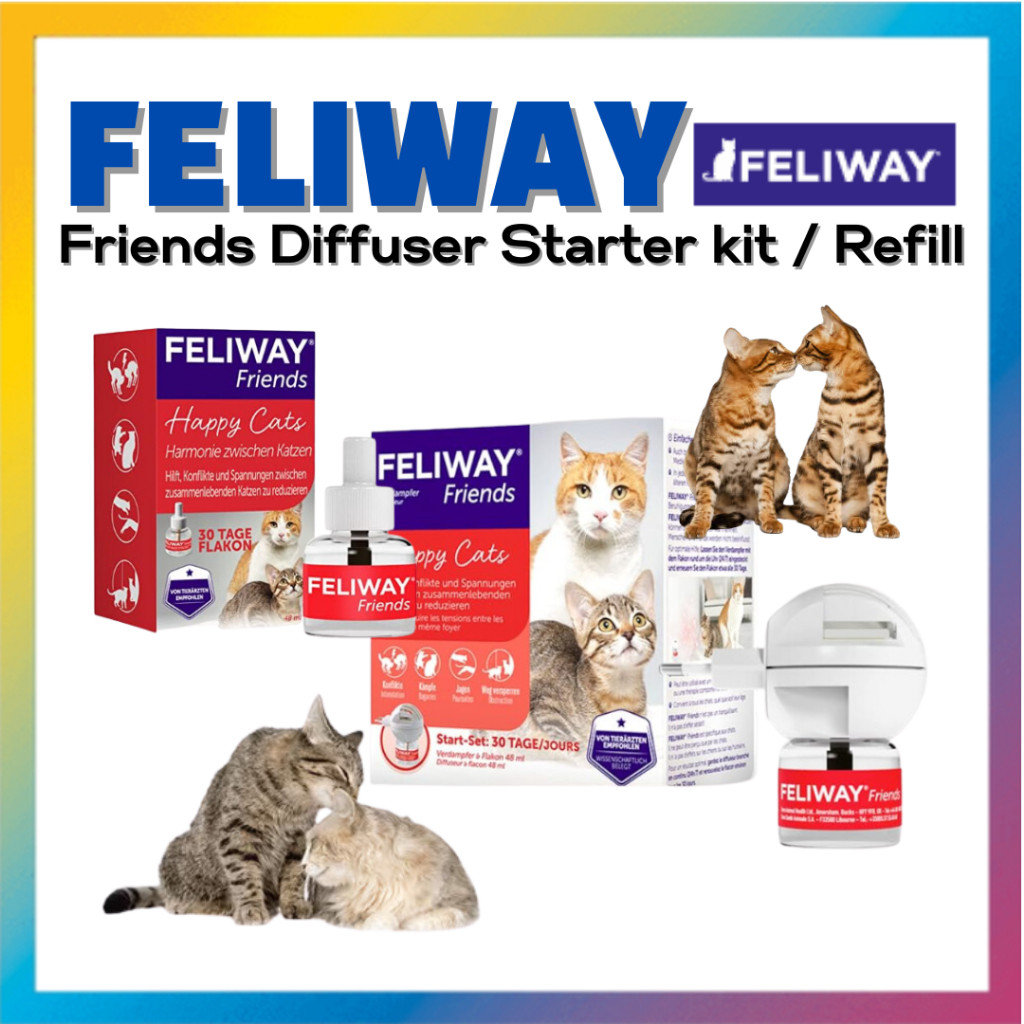 [Feliway] Friends Diffuser Starter Kit / Refill 48ml | Shopee Philippines