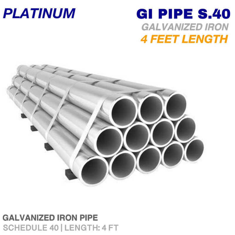 1M & 1.5M | GI Pipe S.40 Galvanized Iron Schedule 40 Sold Per 974 ...