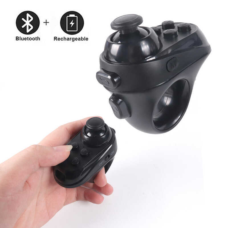 New Wireless Mini Finger Mouse Remote Control Joystick Adapter Game ...