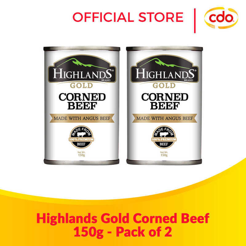 474 Caf HIGHLANDS Gold Corned Beef 150G Pack Of 2 59E 5B1 | Shopee ...