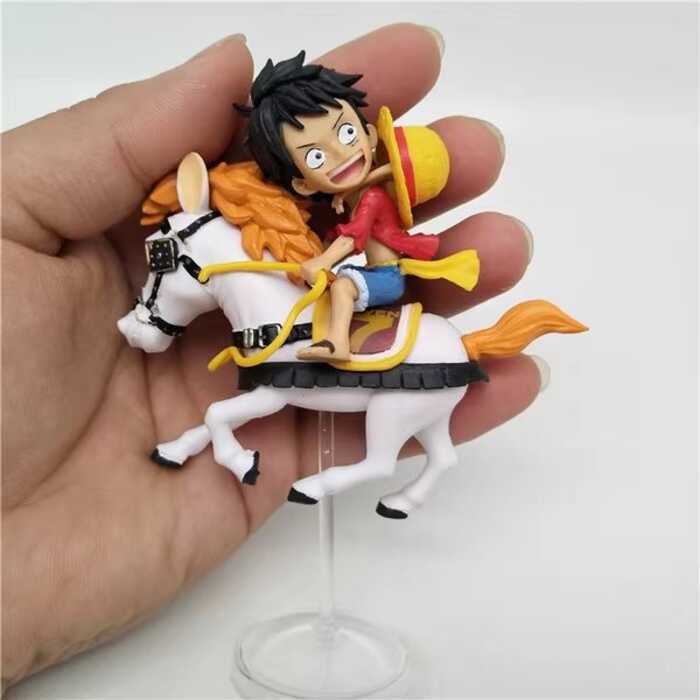 6Cc One Piece Anniversary Luffy Horse Figure Riding Anime Toy 3C8 ...