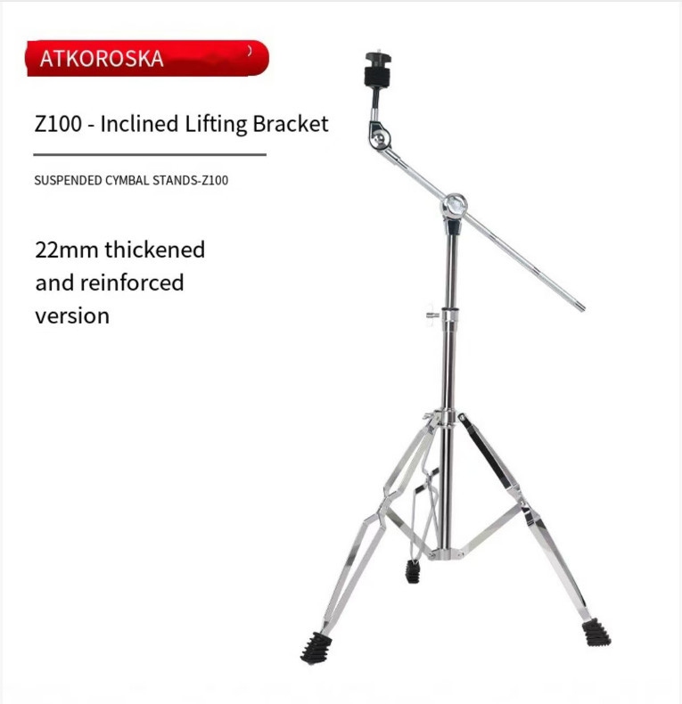 Cymbal Stand Straight With Boom Adjustable Height Angle Cymbal Holder ...