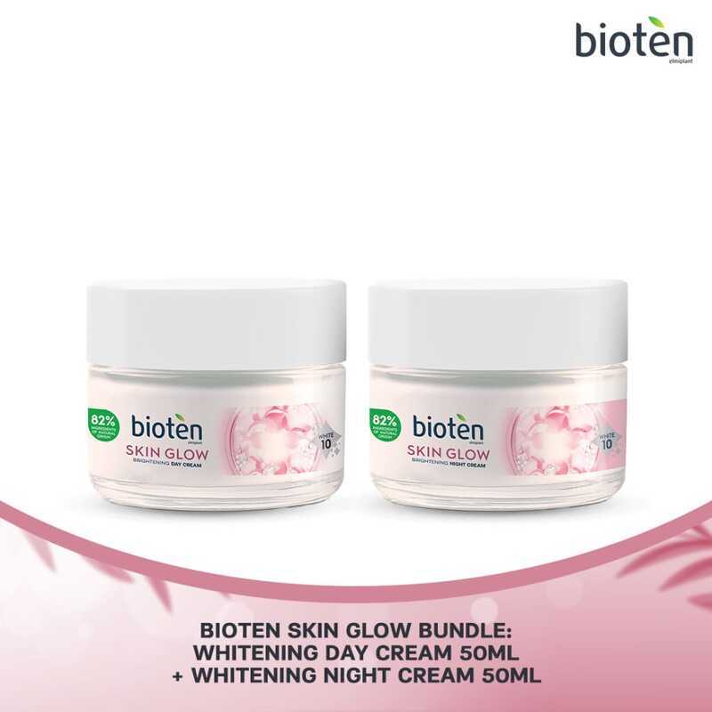 Bioten Skin Glow Bundle: Whitening Day Cream (50Ml), Night (50Ml) 6B3 ...