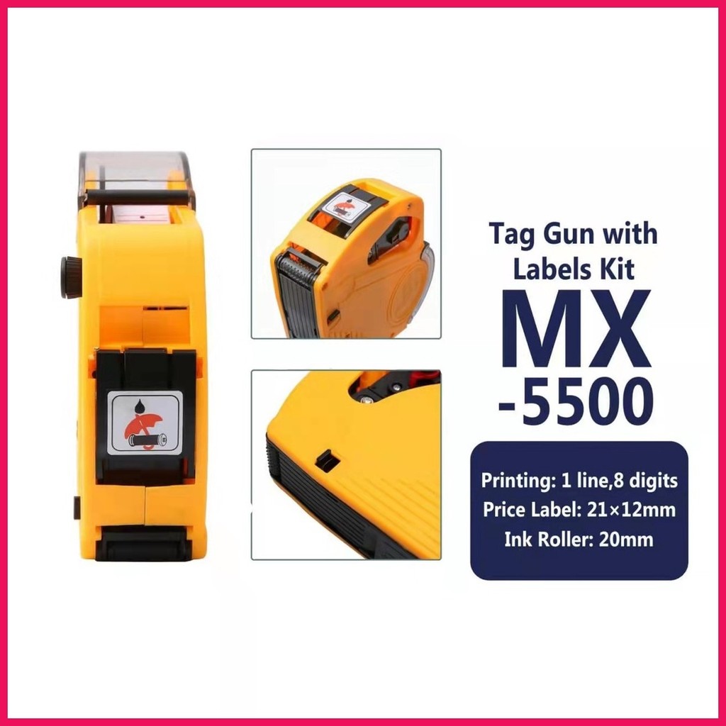 Durable Price Tag Gun 8-Digit Price Portable Labeler Price Gun Price ...