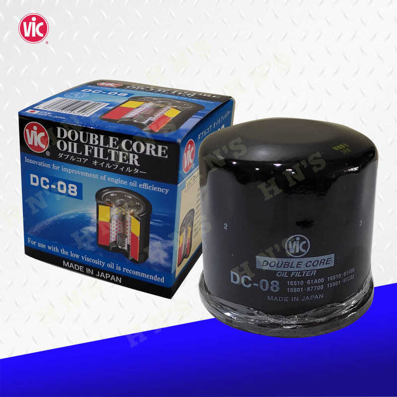 D08 VIC Dc-08 Double Core Oil Filter Japan For Toyota Wigo, Alto ...