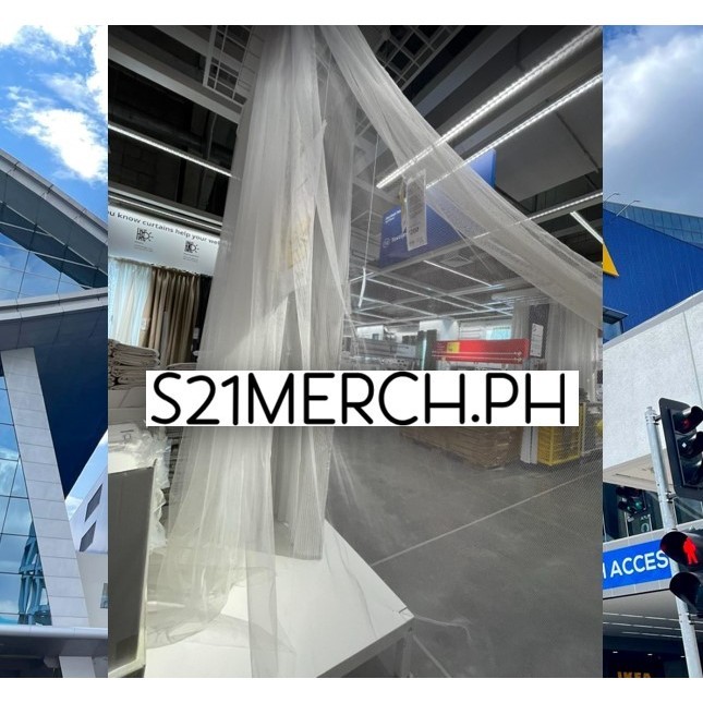 S21 IKEA Genuine LILL Sheer curtains, 1 pair, white, 280x250 cm ...