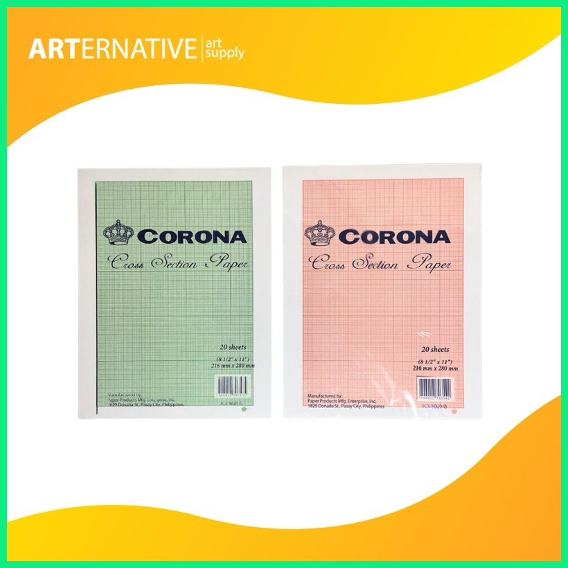 ♨ Corona Cross Section Paper 20 Sheets | Shopee Philippines