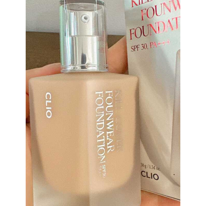 Clio K-Beauty Matte Long-Lasting Oil-Control Foundation Liquid For ...