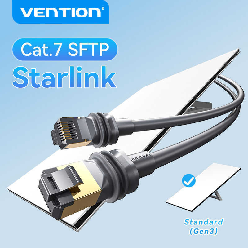 Vention Cat.7 SFTP Starlink 10Gbps 600Mhz Fast Rj45 Thick Cores ...