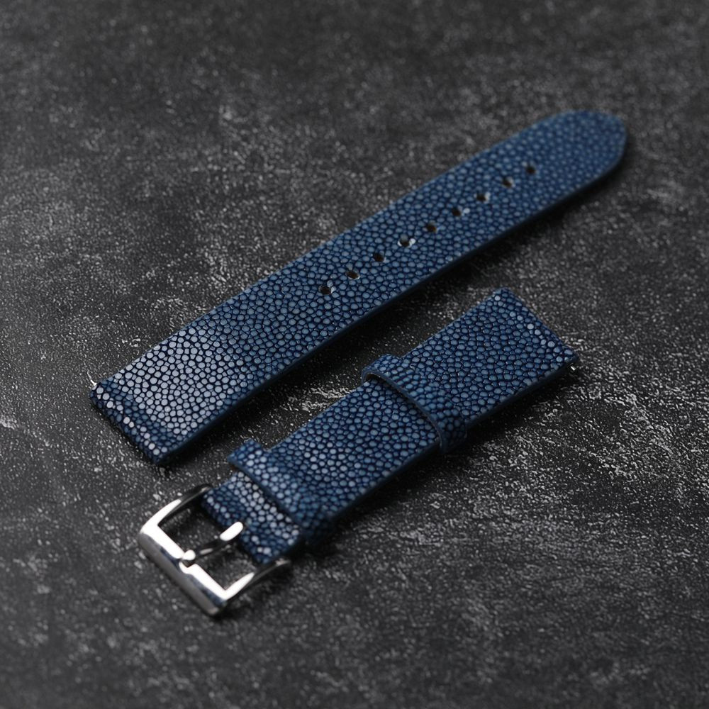 Apply to SEIKO Watch Strap, Handmade Genuine Stingray Leather Band for ...