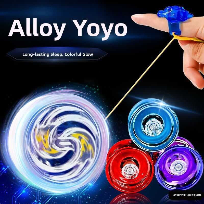 Children's Sleepless Glowing Yo-Yo Ball Automatic Revolve Beginner ...