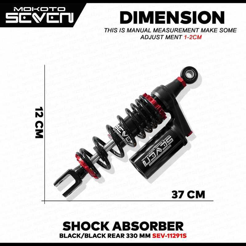 VEN MOKOTO SERIES REAR SHOCK ABSORBER 330Mm HIGH SUPENSION SHOCK ...