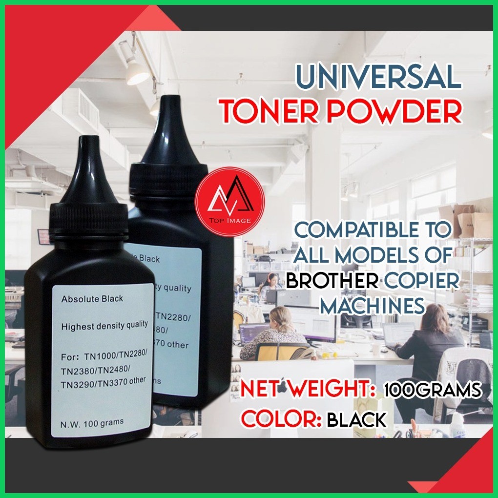 brother compatible monochrome black toner powder 100g | Shopee Philippines