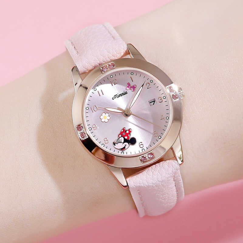 Disney Minnie Mouse Watch Donald Duck Fashion Trend Quartz Watch Middle ...
