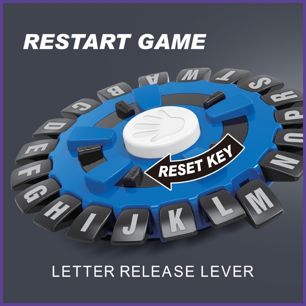 Tapple Crazy Letter Game Board Game Family Fast Rhythm Boy and Girl ...