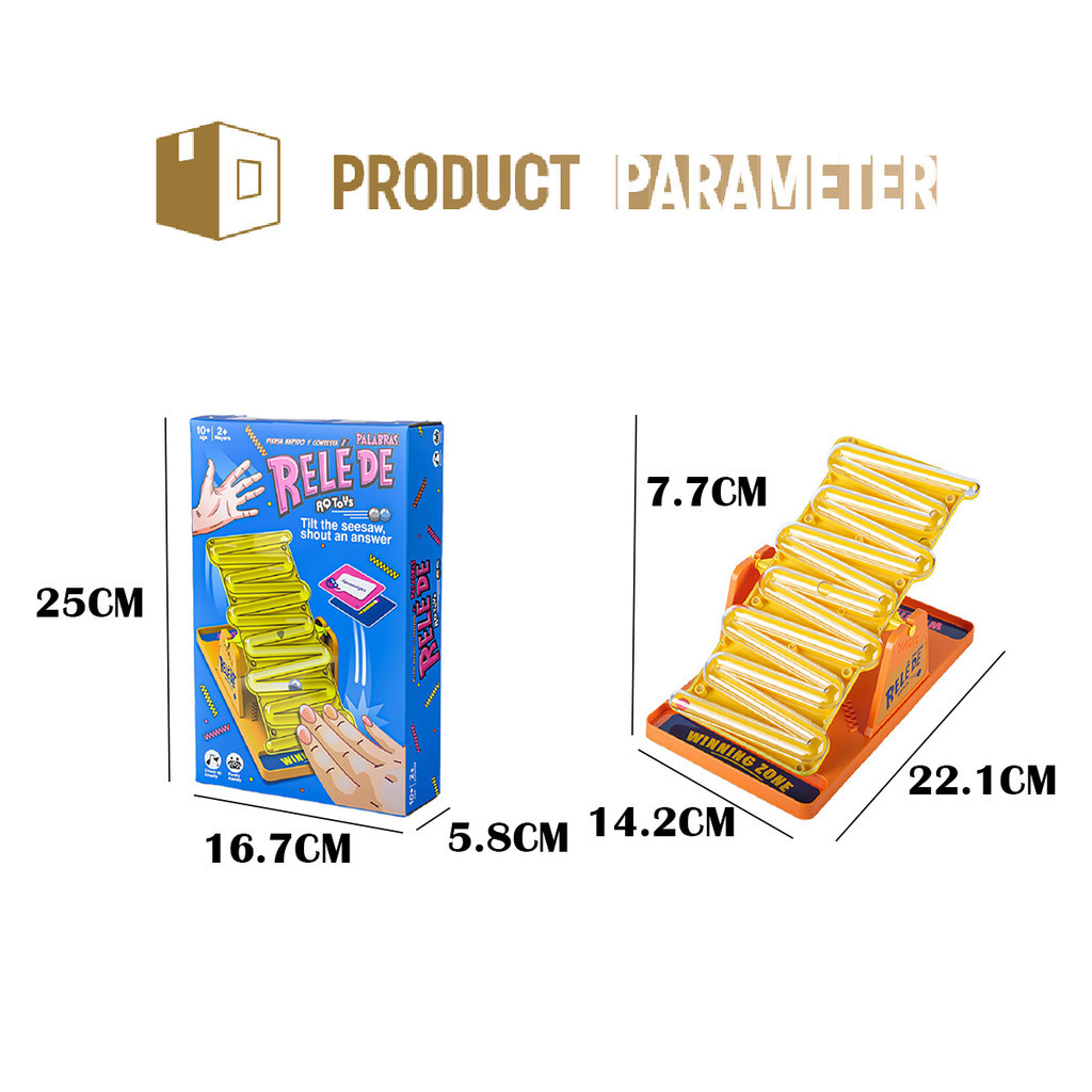 Tilt the Seasaw for 2-8 People Rocking Seesaw Speedy Board Games Family ...