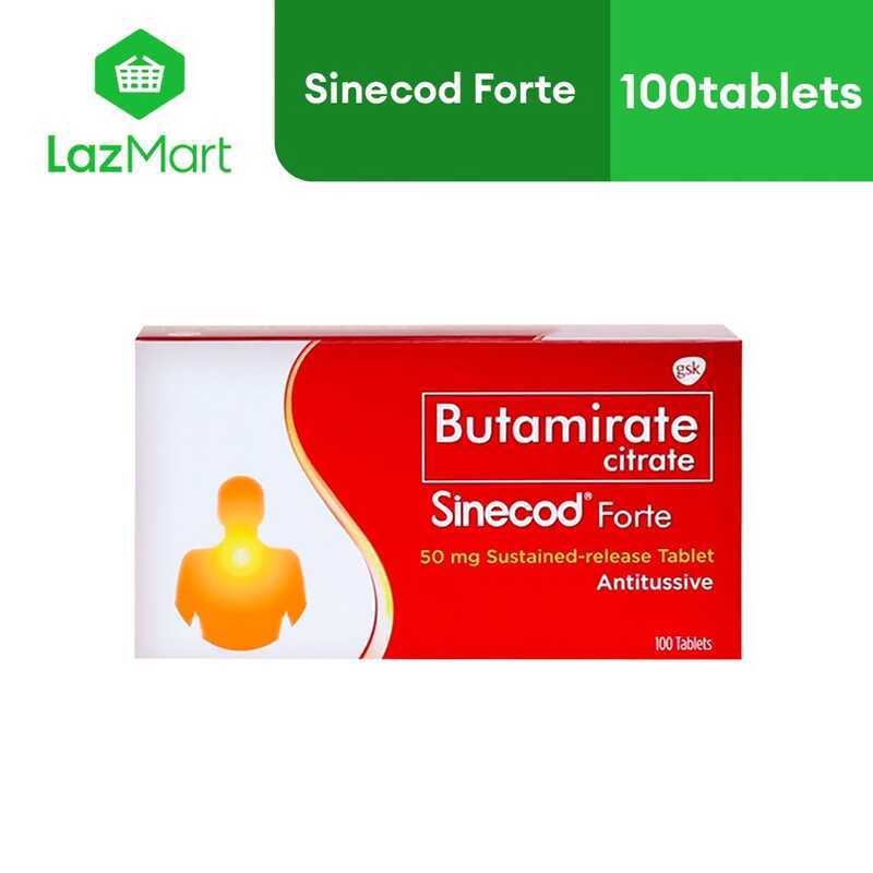 Sinecod Forte 50Mg 100 Tablets | Shopee Philippines