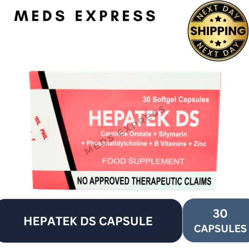 Hepatek DS Softgel Capsule Food Supplement | 10 & 30 Caps 780 | Shopee ...