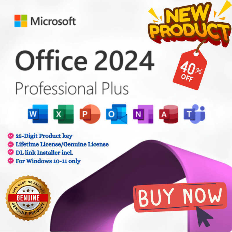Sale!! Lifetime MS Office Pro Plus 2019 / 2021 2016 Product Key For ...