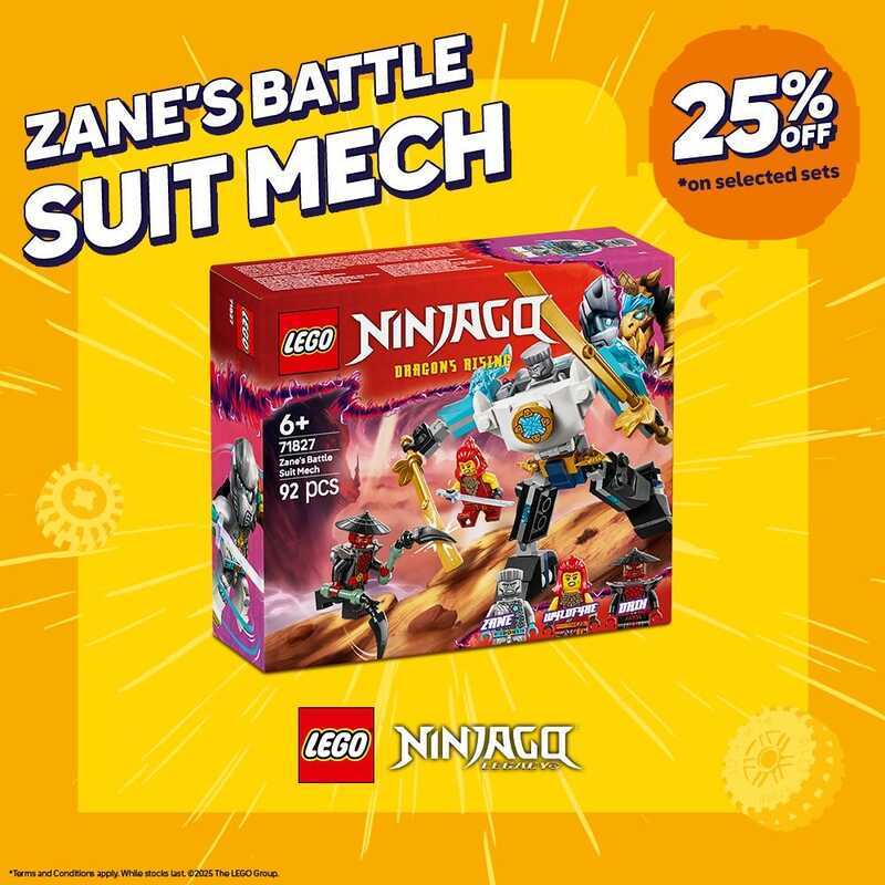 2Ce Fdf Lego® Ninjago 71827 Zane's Battle Suit Mech, Age 6+, Building ...