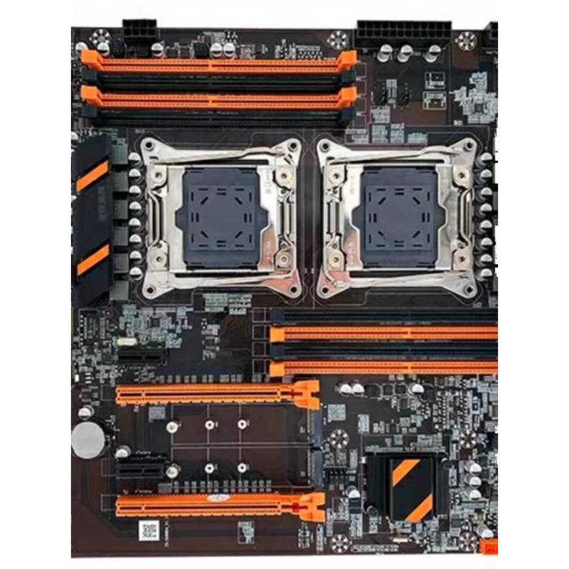 Brand New X99 Dual-Socket Motherboard CPU Set Design Rendering Gaming ...