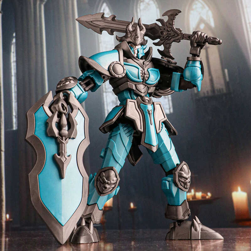 Lucky 13 Movable Joint Doll King Arthur Lich Knight Robot Assembly Toy ...