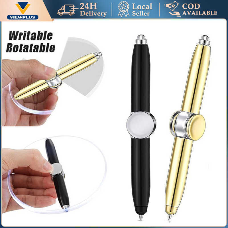 Relieve Stress Spinner Gyroscope Decompression Light Ball Finger Gyro ...