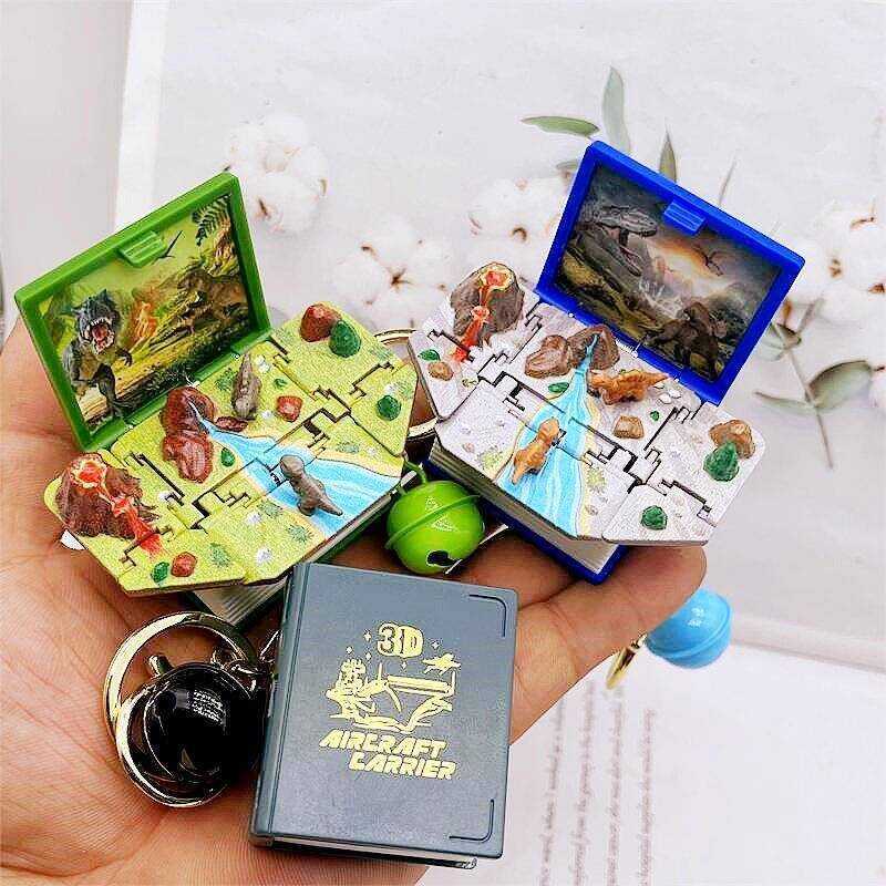 New Mini Explosive Transformation 3D Foldable Space Dinosaur Castle ...