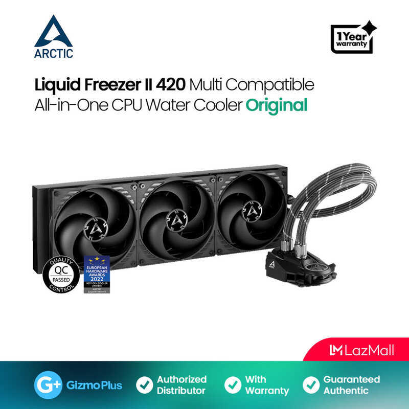 Arctic Liquid Freezer II 420 Multicompatible All In One CPU Water ...