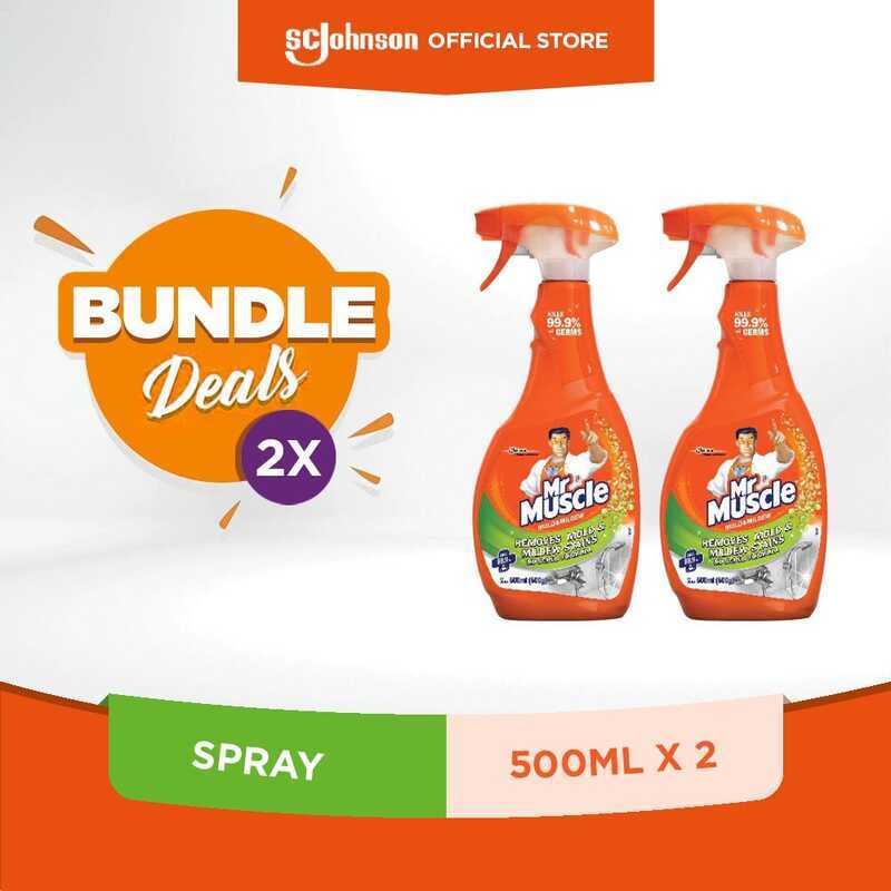 Mr. Muscle Mold & Mildew Primary Spray 500 Ml Twin 7D5 | Shopee Philippines