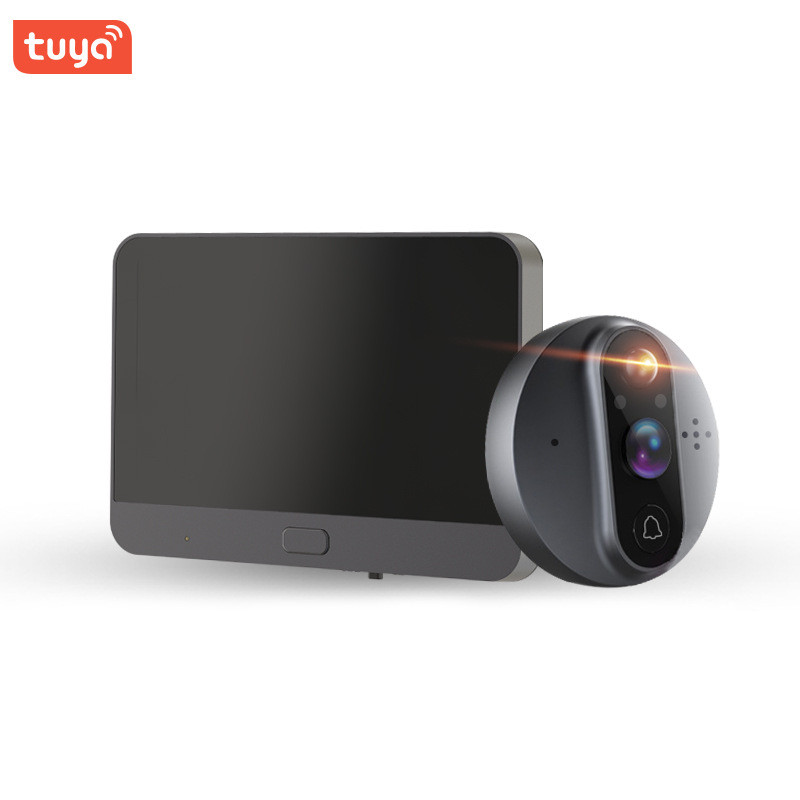 Tuya Smart Cat's Eye Video Doorbell Wireless Wifi Video Intercom ...
