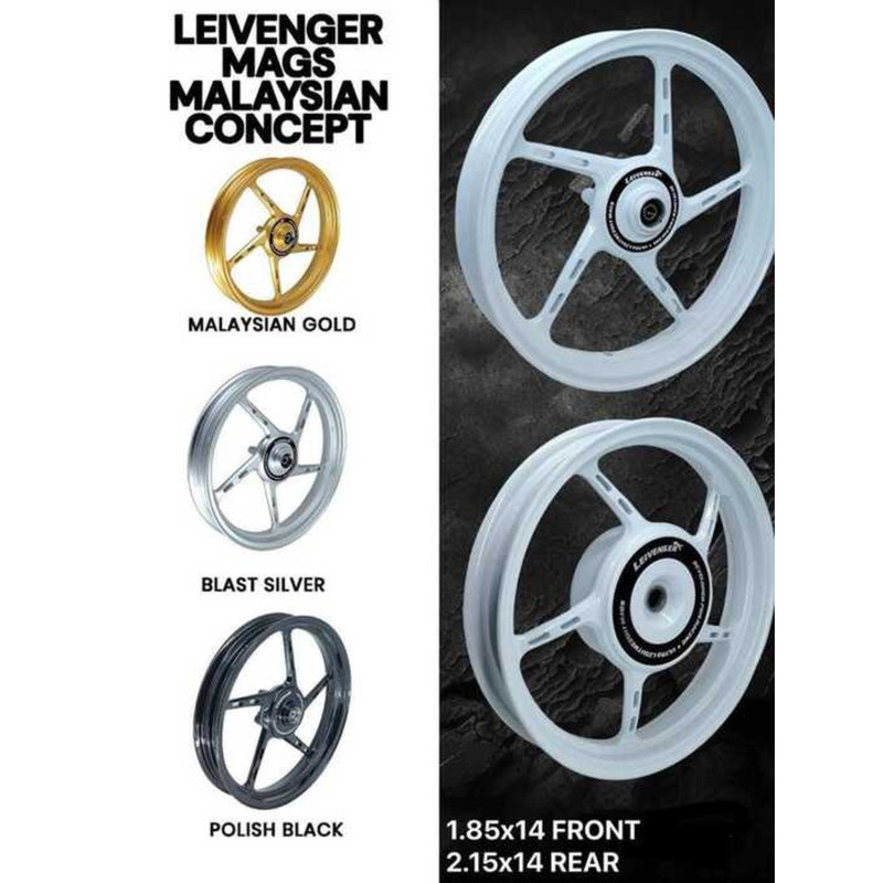 LEIVENGER MAGS MALAYSIAN CONCEPT FOR HONDA BEAT / CLICK V1,V2,V3 MIO I ...
