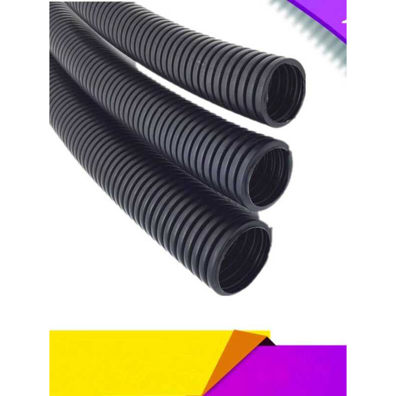 PP Flame Retardant Plastic Corrugated Pipe Closed Open Fireproof Snake ...