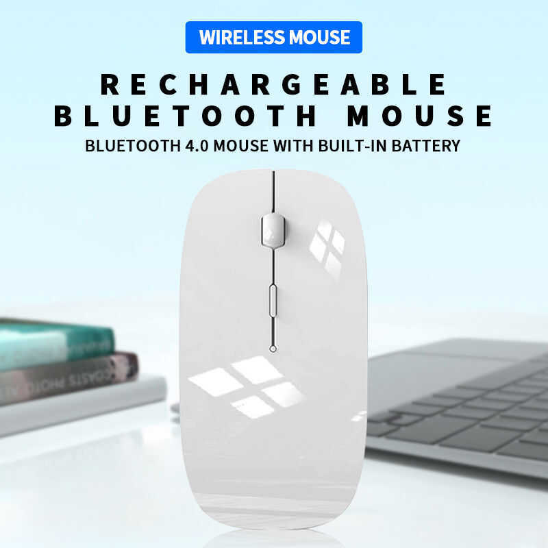 Wireless Mouse For Macbook Air Bluetooth Pro Laptop Mac Windows Ipad ...