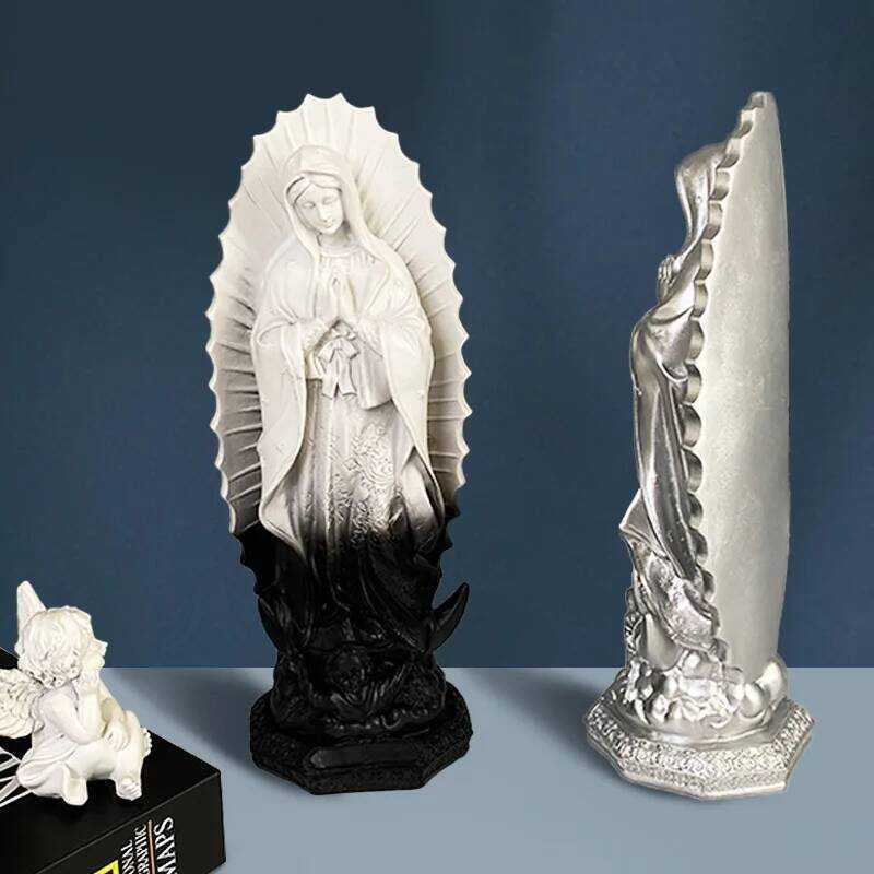 Resin Handicrafts Virgin Mary Christian Catholic Goddess Sculpture ...