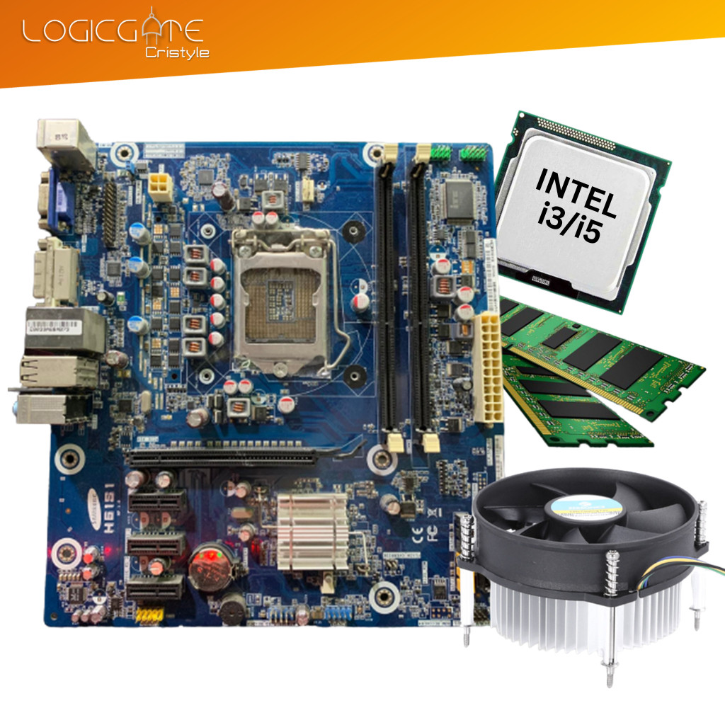 BUNDLE 1155 i5 2400/i3 2100 | 2GB 4GB | LGA 1155 | Free: HSF | Mobo ...