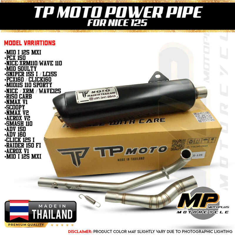 TP MOTO POWER PIPE FOR Nice/Xrm/Wave 125 - MOTOPLUS MOTORCYCLE C70 ...