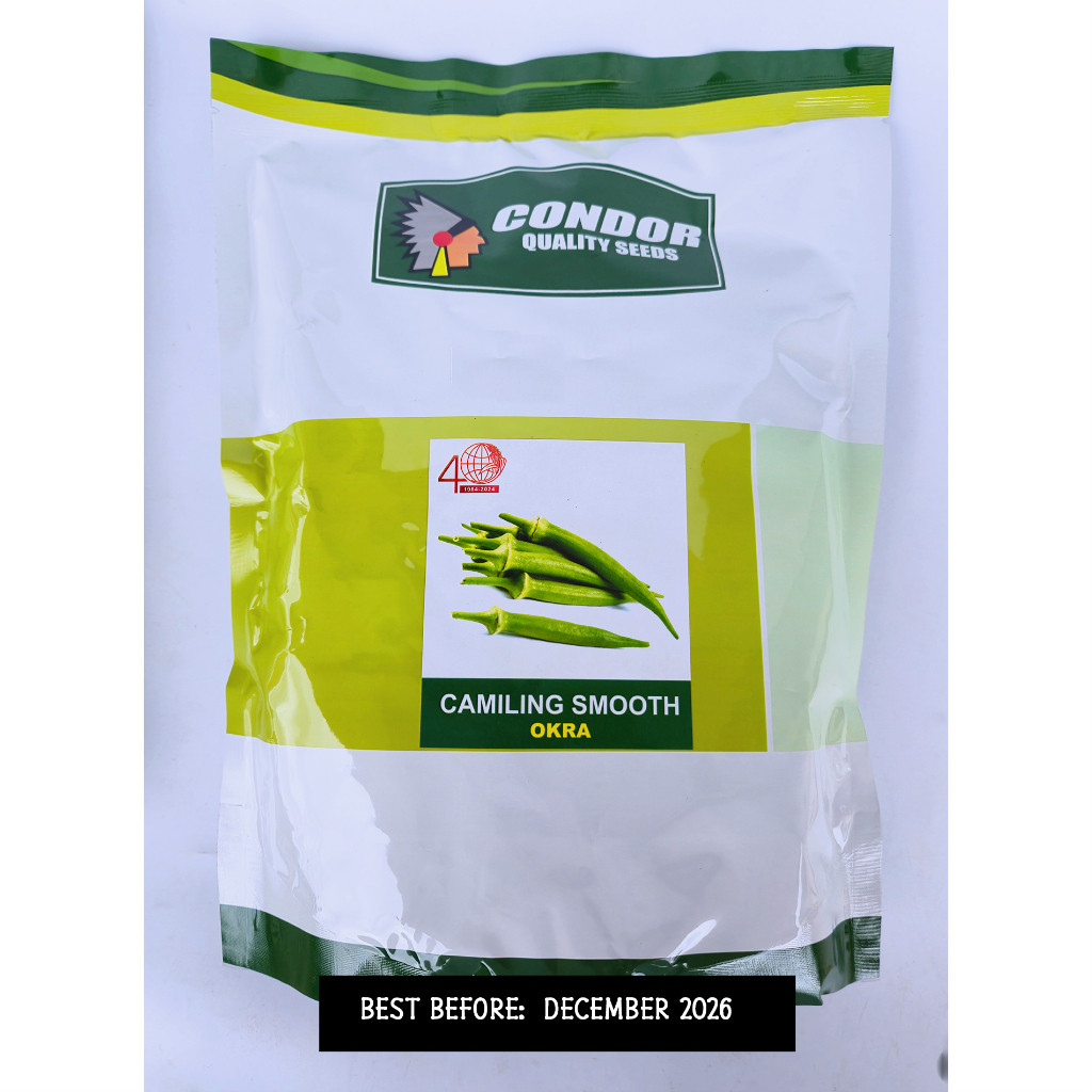 CONDOR Okra Camiling Smooth Seed 1kg (Best Before Dec 2026) | Shopee ...