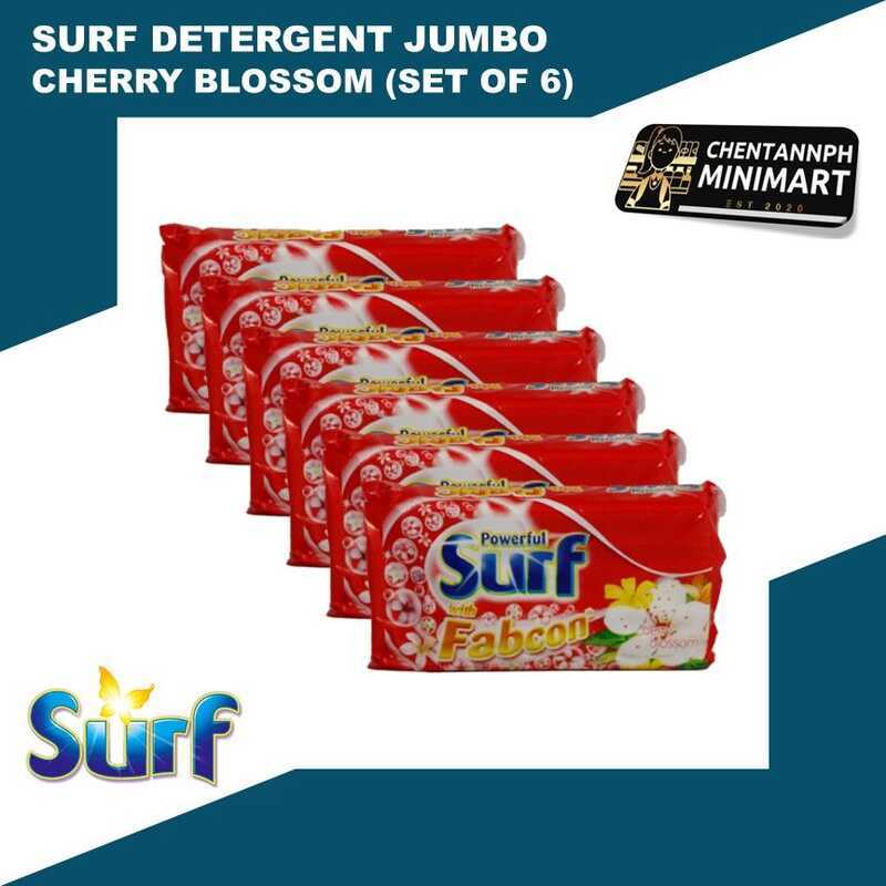 (Set Of 6) SURF Bar Detergent With Fabcon Jumbo Cut Cherry Blossom 130G ...