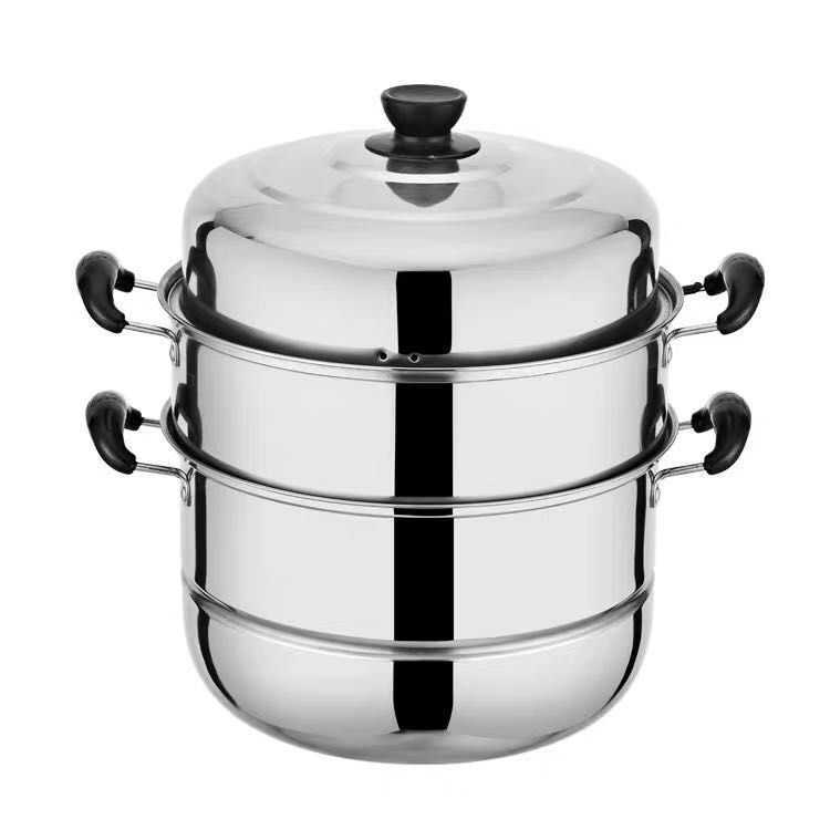 Best Seller 3 LAYERS STAINLESS STEEL FOOD STEAMER | Layers Steamer Food ...