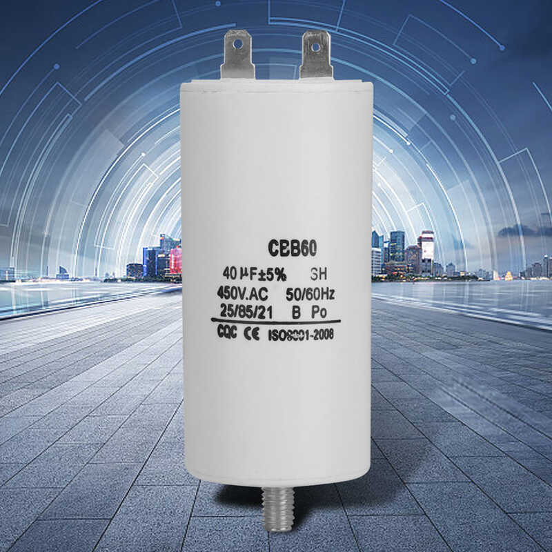 40Uf Capacitor Cbb60 450V For Washing Machine 50/60Hz Aa3 | Shopee ...